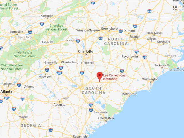 Map Of State Prisons In South Carolina